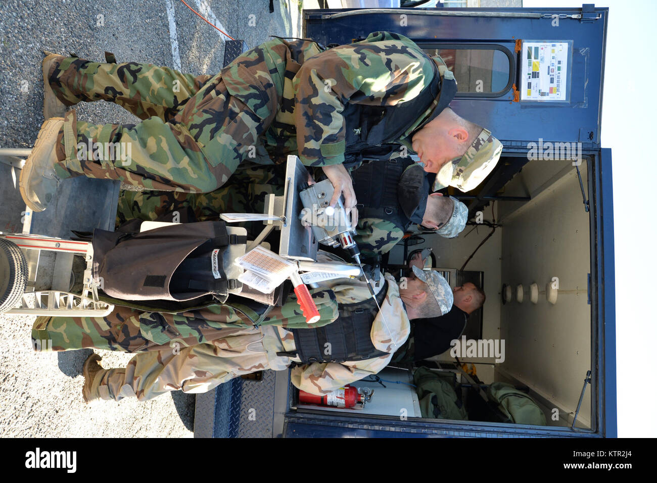 Members of the Maine National Guard's 11th Weapons of Mass Destruction ...