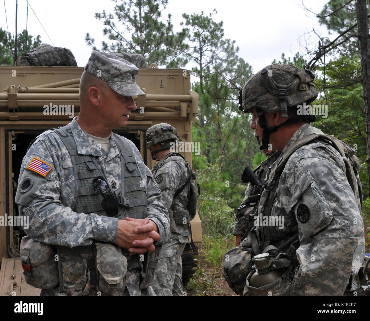Ohio Army National Guard state Command Sergeant Major Rodger Jones ...