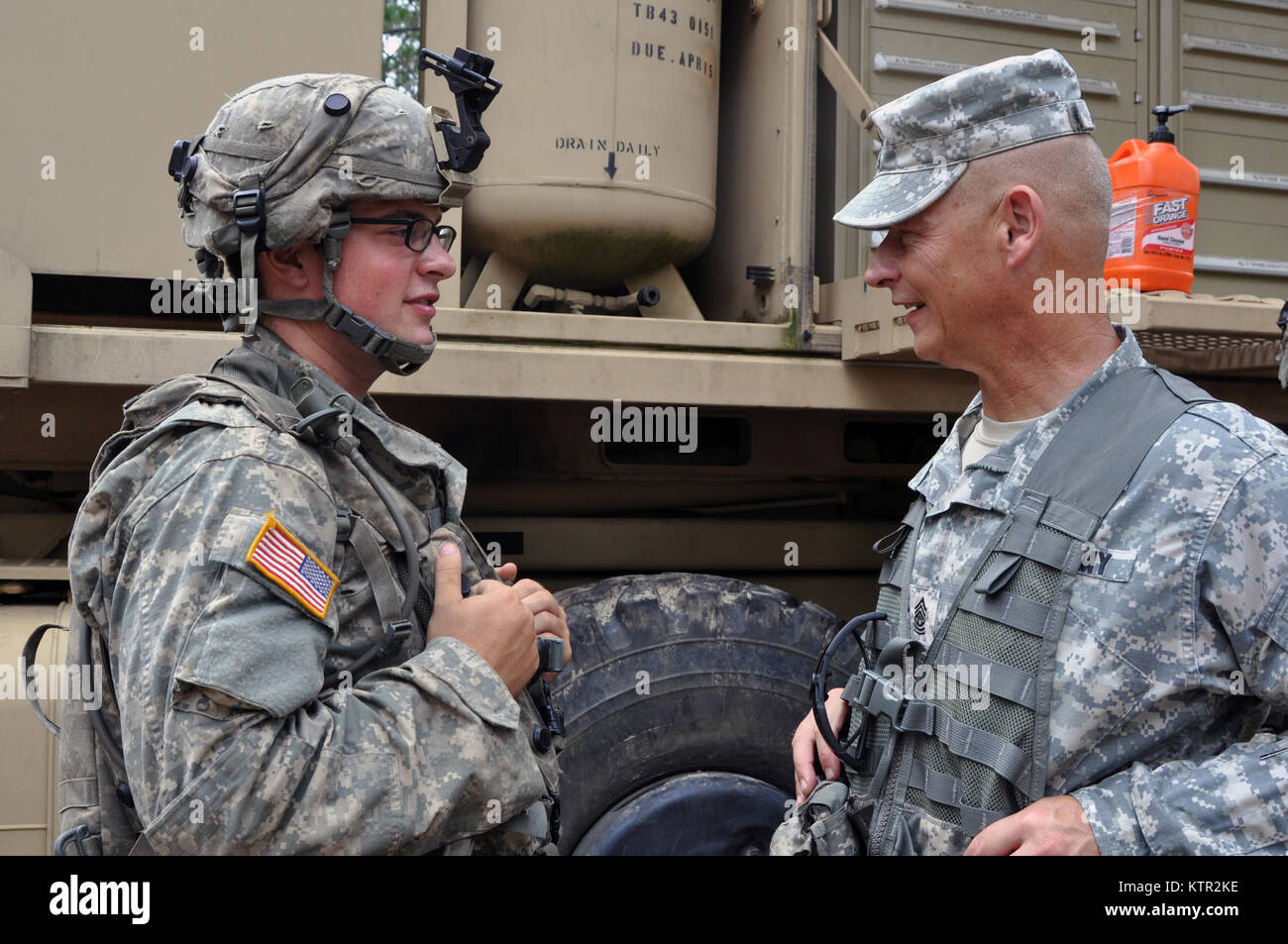 Ohio Army National Guard state Command Sergeant Major Rodger Jones ...
