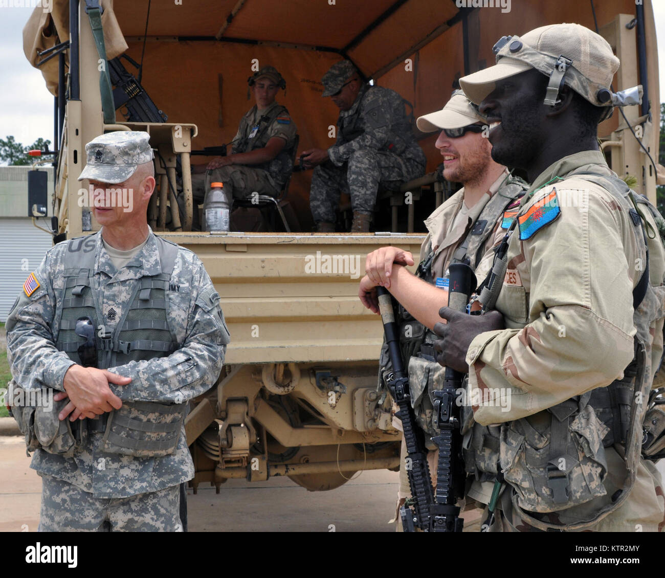 Ohio Army National Guard Soldiers, assigned to the 838th Military ...