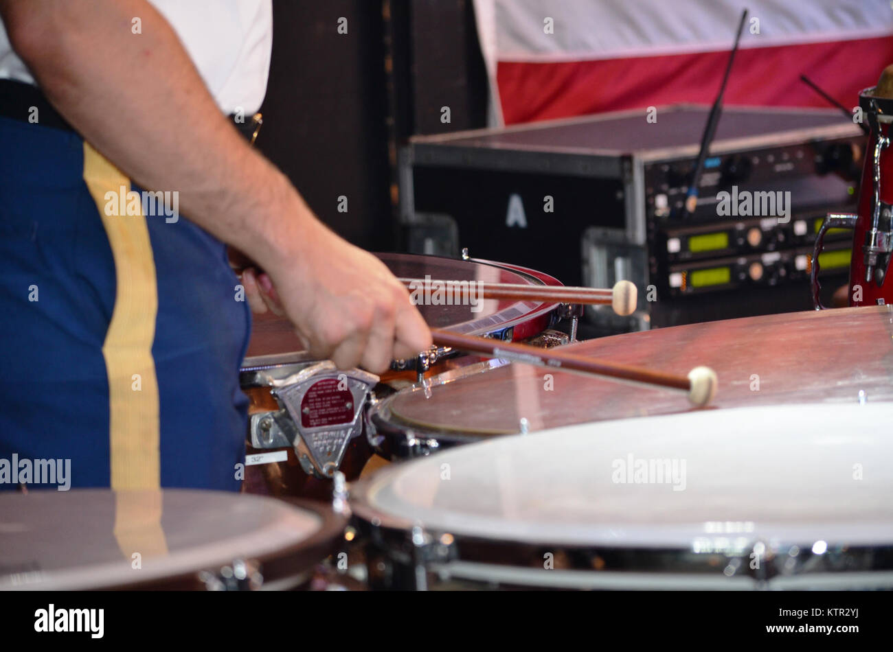The New York Army National Guard's 42nd Infantry Division Band played a ...