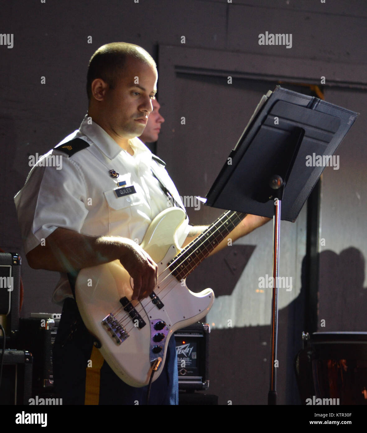 The New York Army National Guard's 42nd Infantry Division Band played a ...
