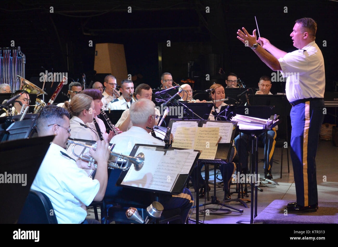 The New York Army National Guard's 42nd Infantry Division Band played a ...