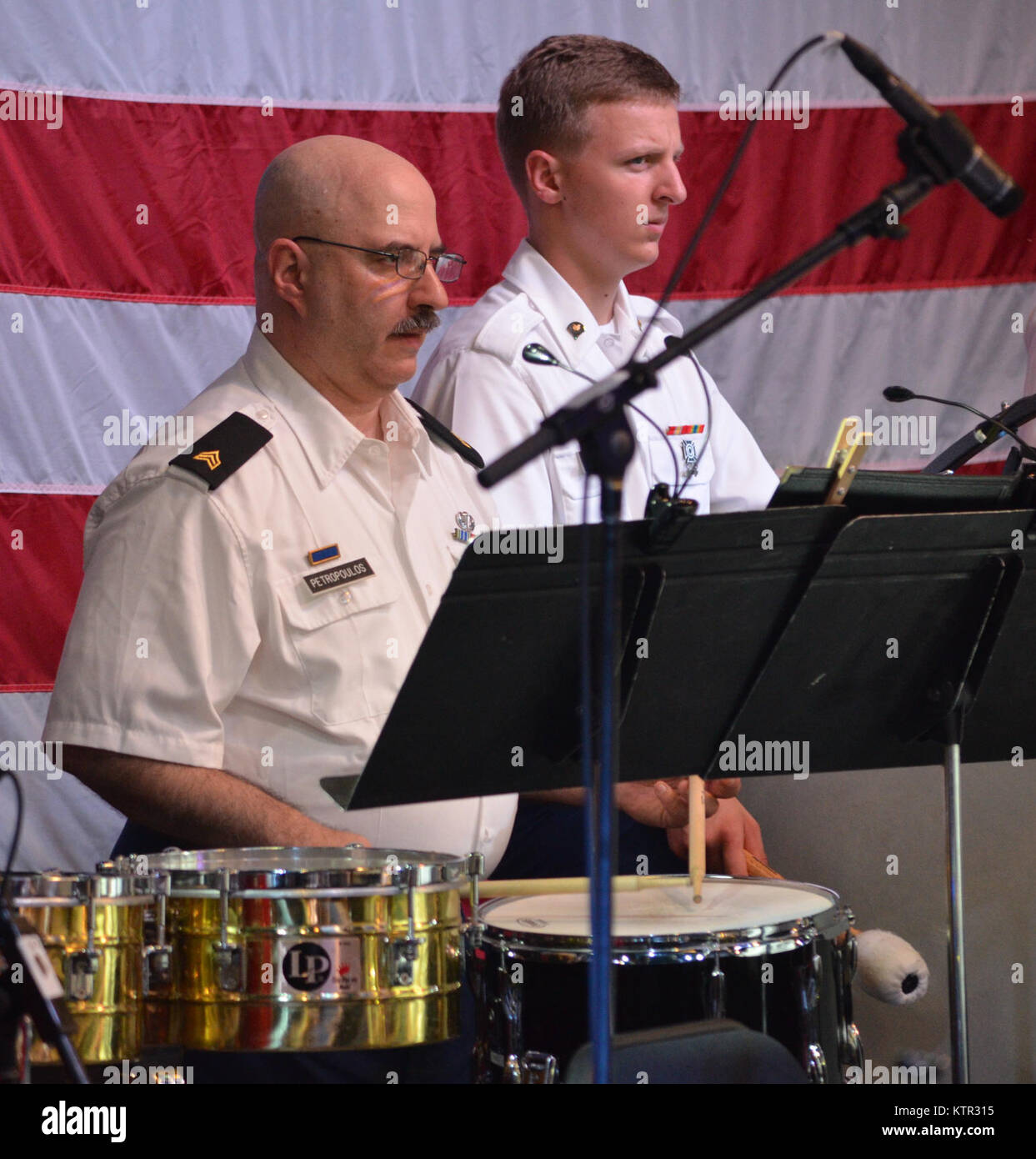 The New York Army National Guard's 42nd Infantry Division Band played a free concert at ...