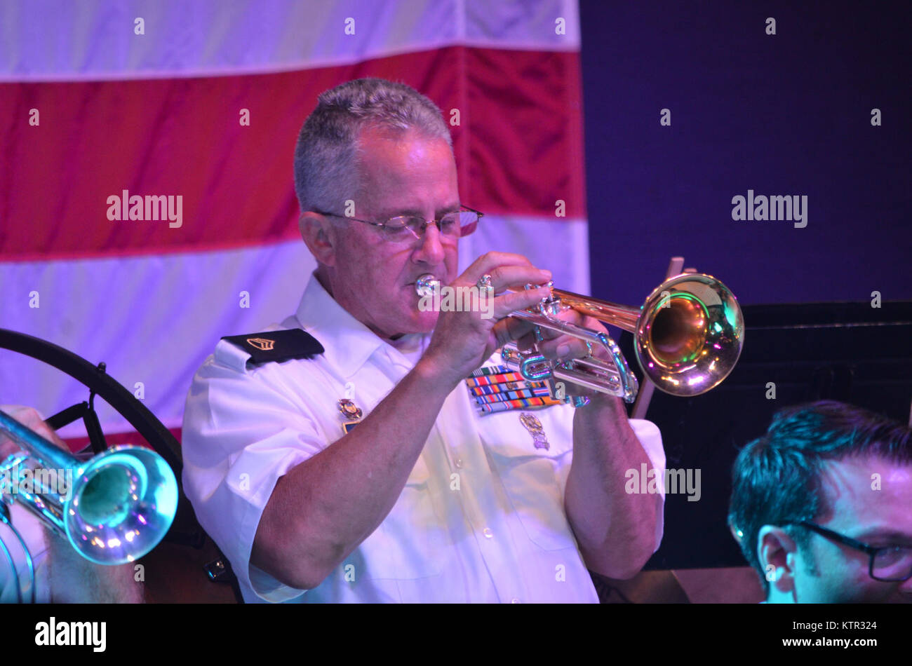 The New York Army National Guard's 42nd Infantry Division Band played a ...