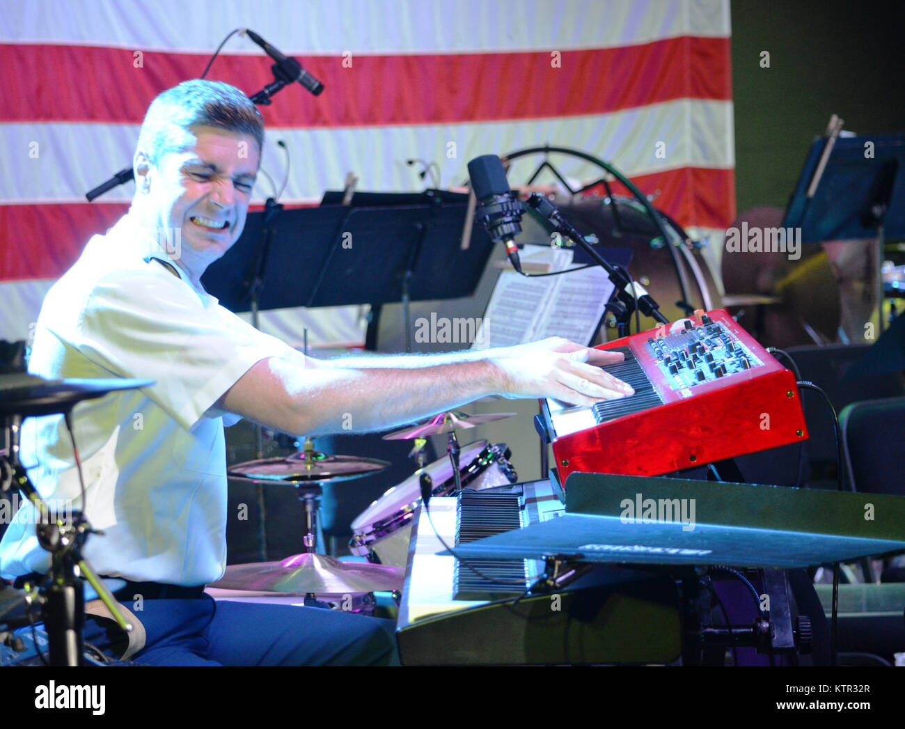 The New York Army National Guard's 42nd Infantry Division Band played a ...