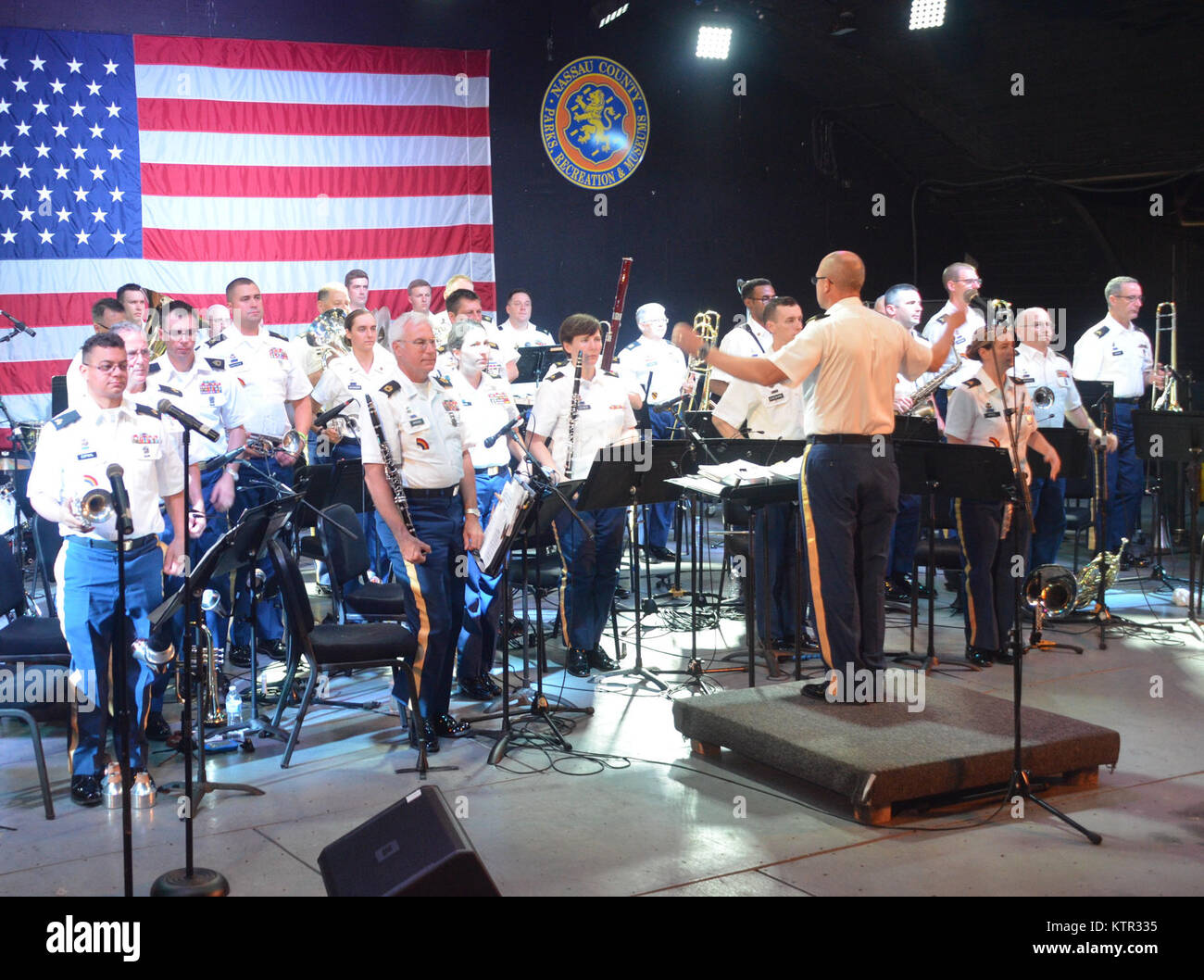 The New York Army National Guard's 42nd Infantry Division Band played a ...