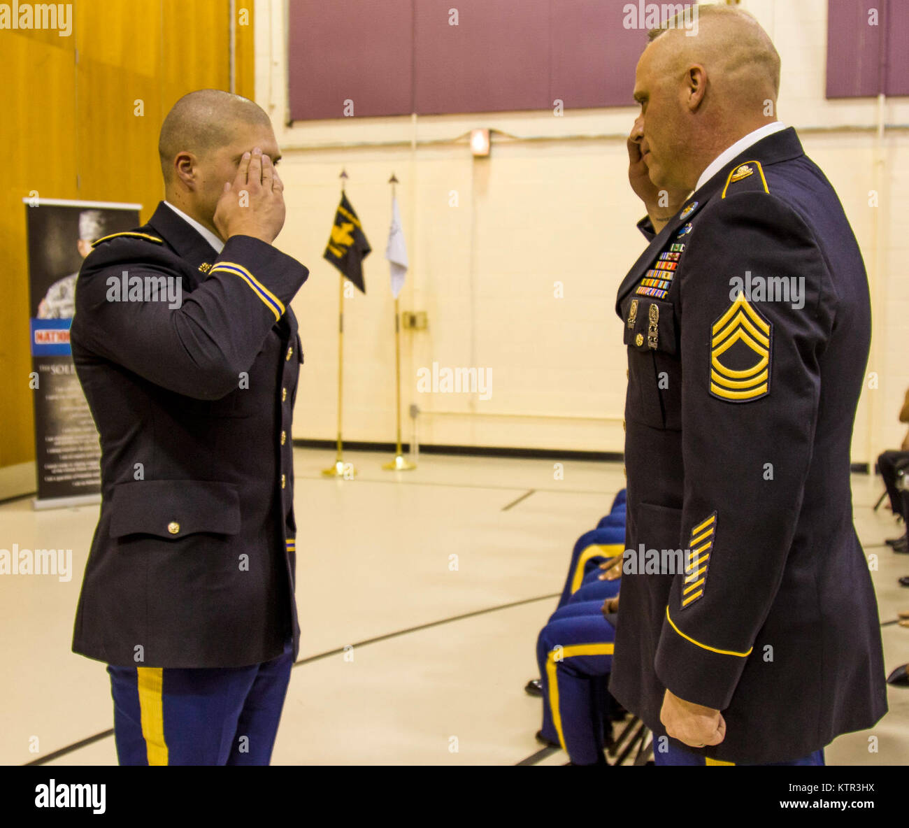 2nd Lt. Jamie D. Swearingen, a newly commissioned officer in the New ...