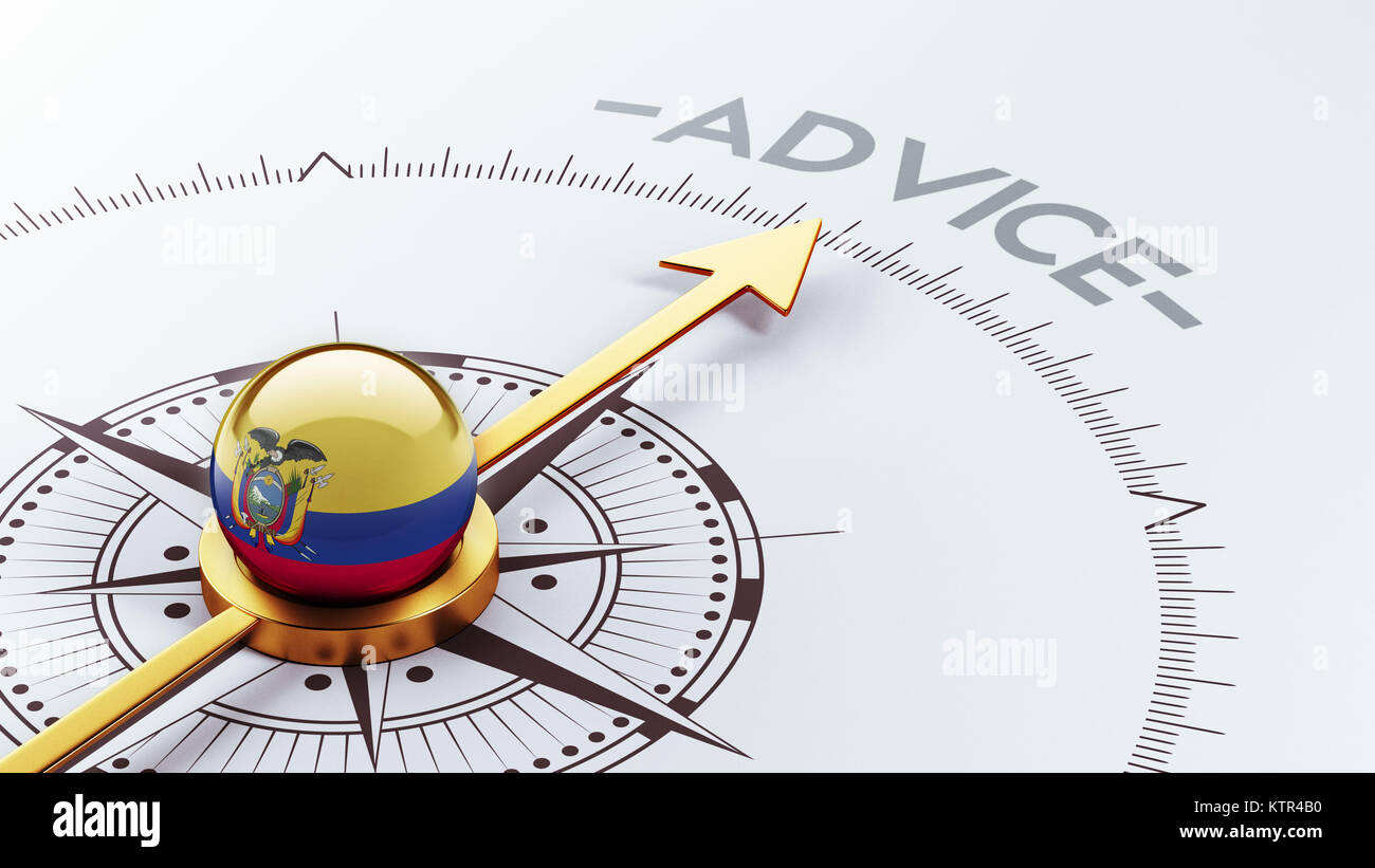 Ecuador High Resolution Compass Concept Stock Photo - Alamy
