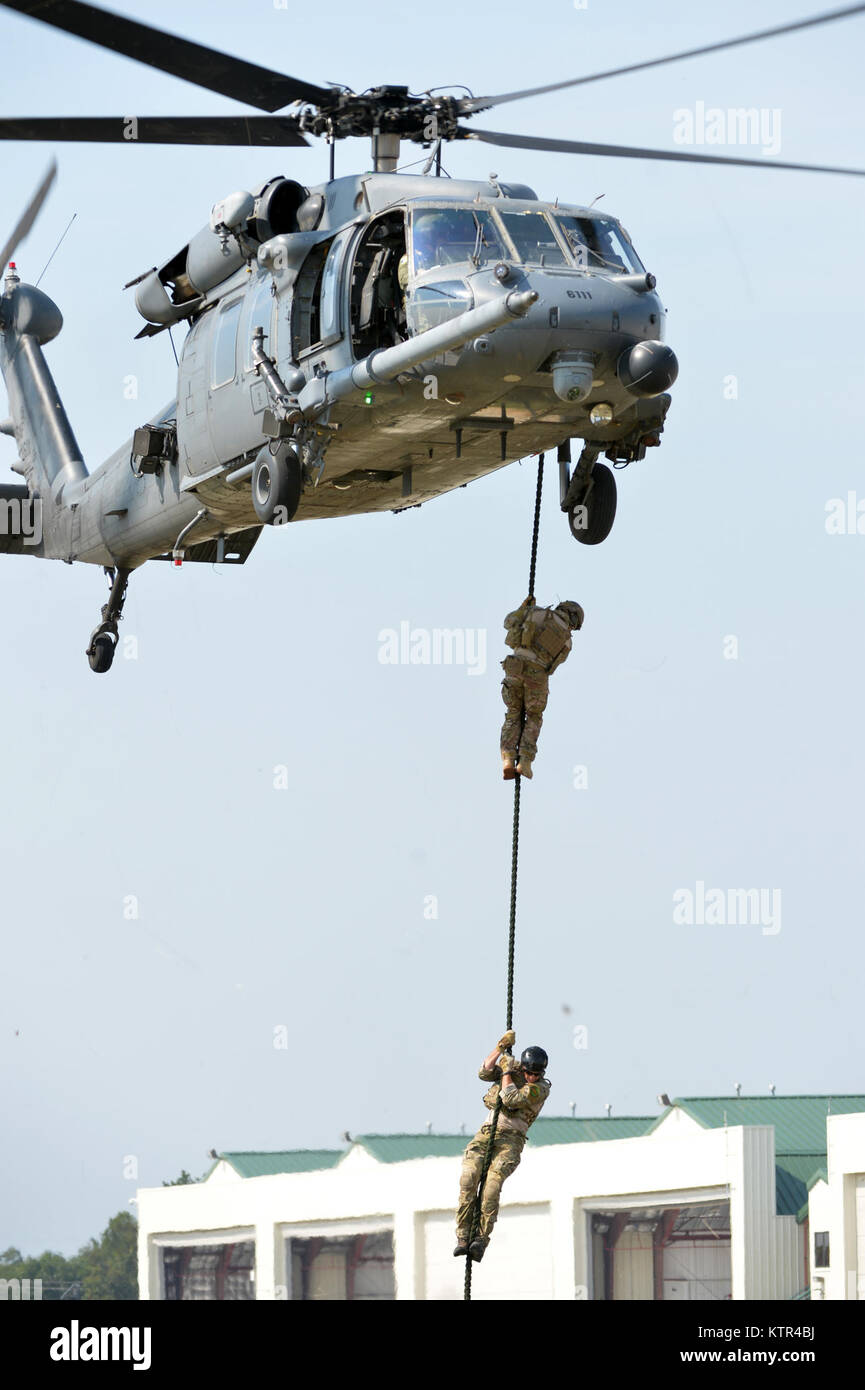 WESTHAMPTON BEACH, NY - Pararescuemen from the 103rd Rescue Squadron ...