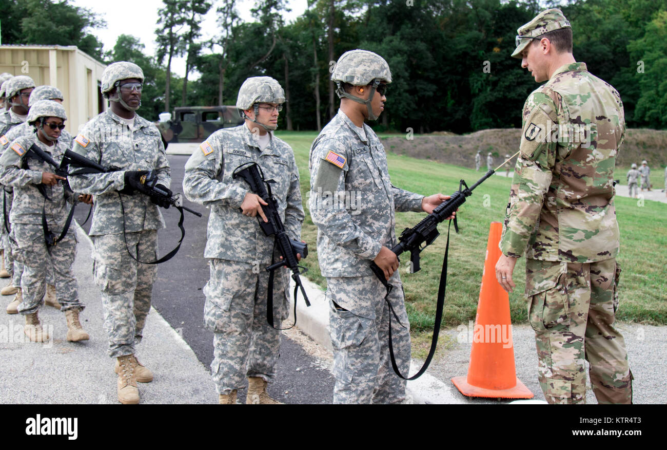 Soldiers were qualifying at Camp Smith Training Site in order to go on ...