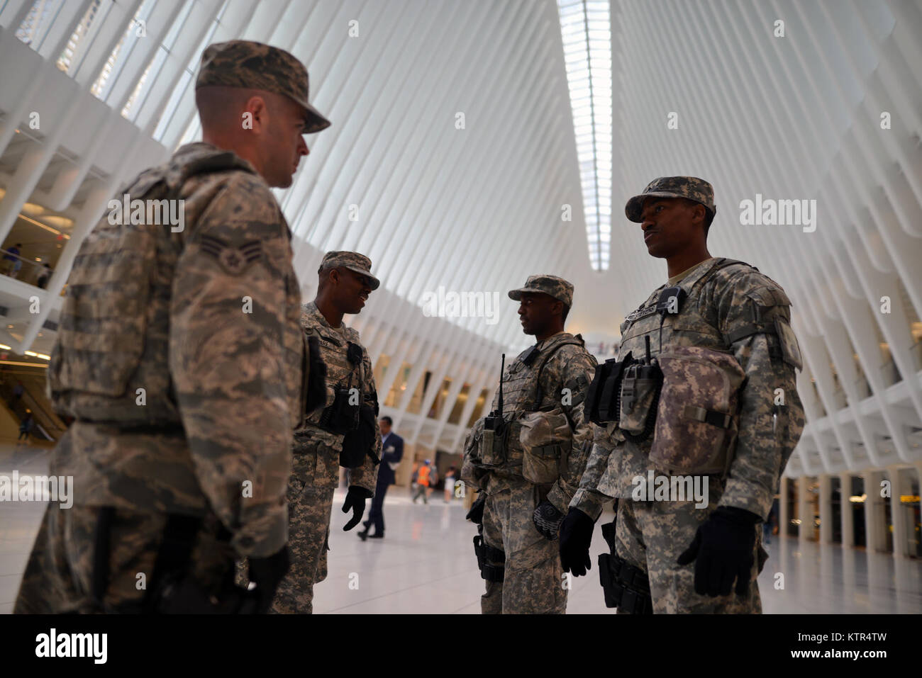 NEW YORK, NY - Sergeant William Stevens, Staff Sergeant Jimel Fraser ...