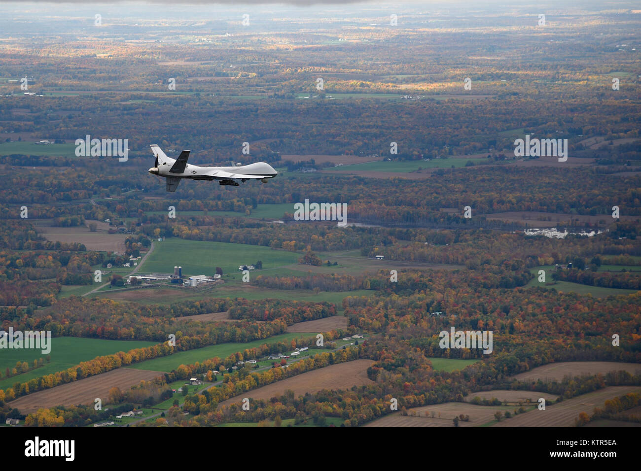 Syracuse, NY – A remotely piloted MQ-9 Reaper operated by the New York ...