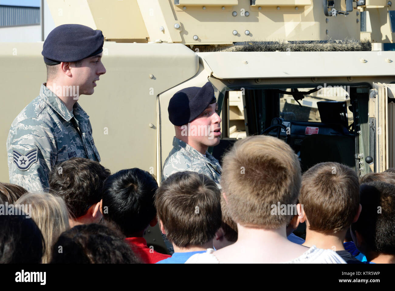 Staff Sgt. Andrew Mayer and Staff Sgt. Sean Rowe, both security forces ...
