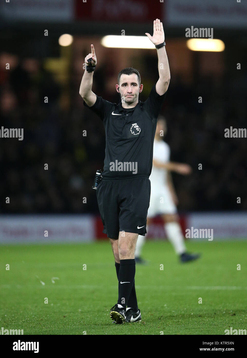 Match referee Chris Kavanagh during the Premier League match at ...