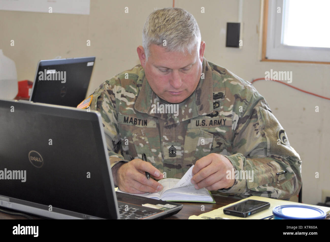 New York Army National Guard 1st Sgt. Gregory Martin, a member of the ...