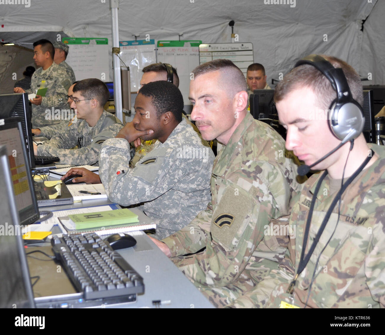 U.S. Army National Guard personnel daily duties and life. Working ...