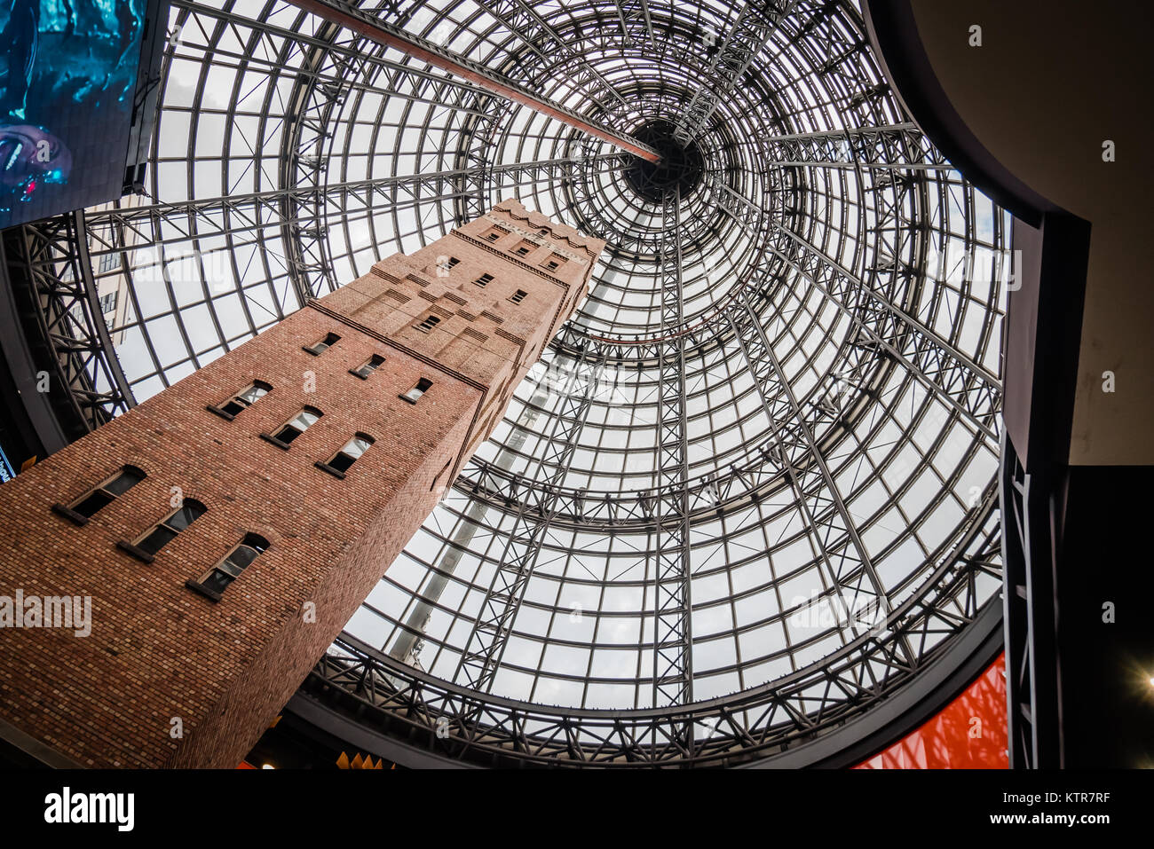 melbourne central interior Stock Photo - Alamy