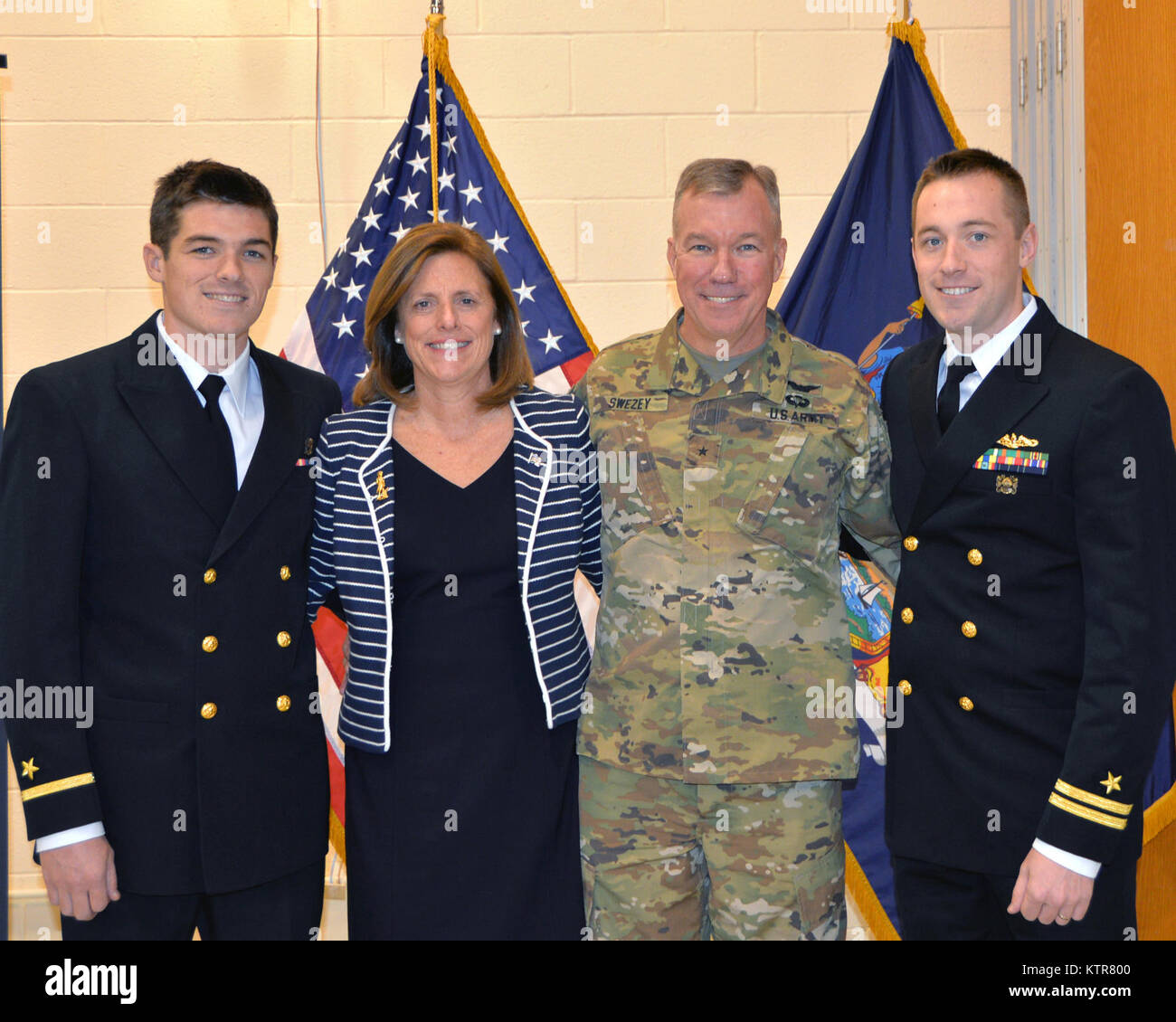 New York Army National Guard Brig. Gen. Michael Swezey of Cohoes poses ...