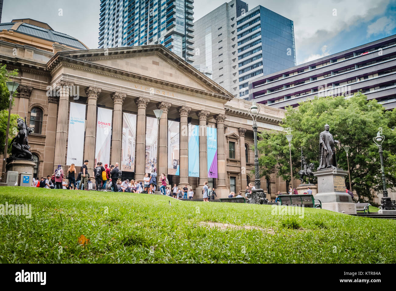 state library of victoria building in melbourne Stock Photo - Alamy