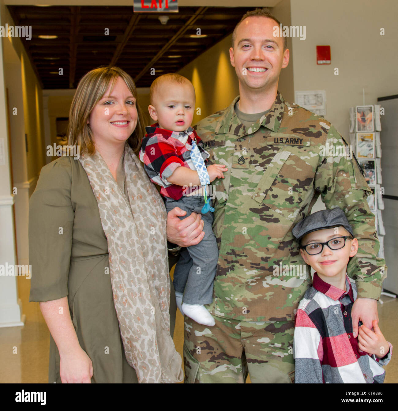 Staff Sgt. Michael Davis, 138th Public Affairs Detachment, stands with ...