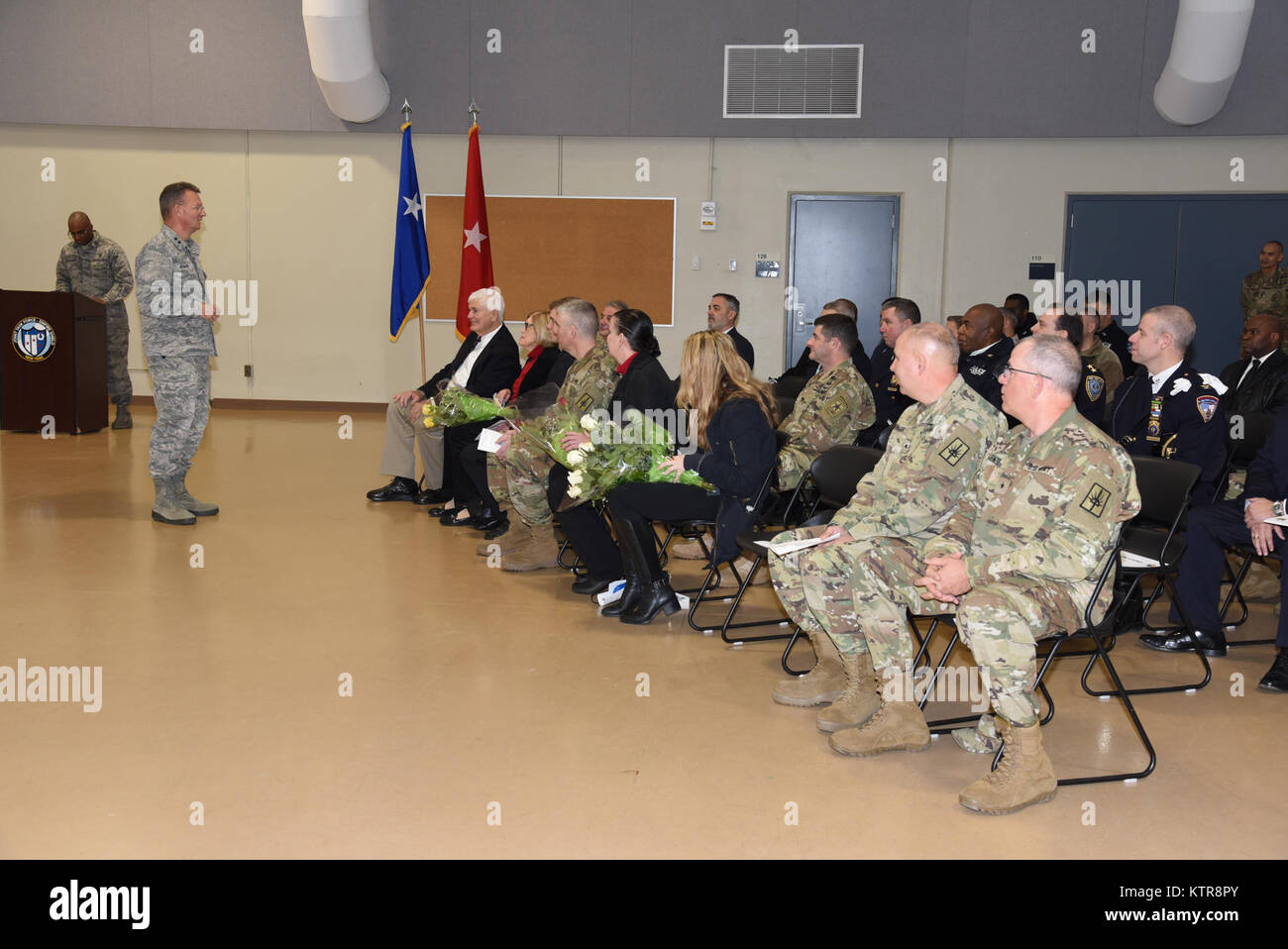 JTFES - COL Riley Promotion Stock Photo - Alamy