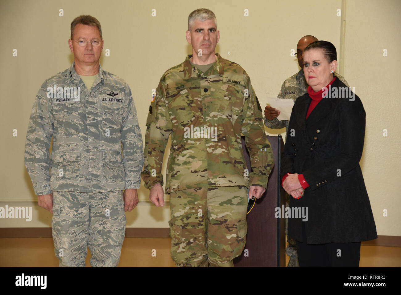 JTFES - COL Riley Promotion Stock Photo - Alamy