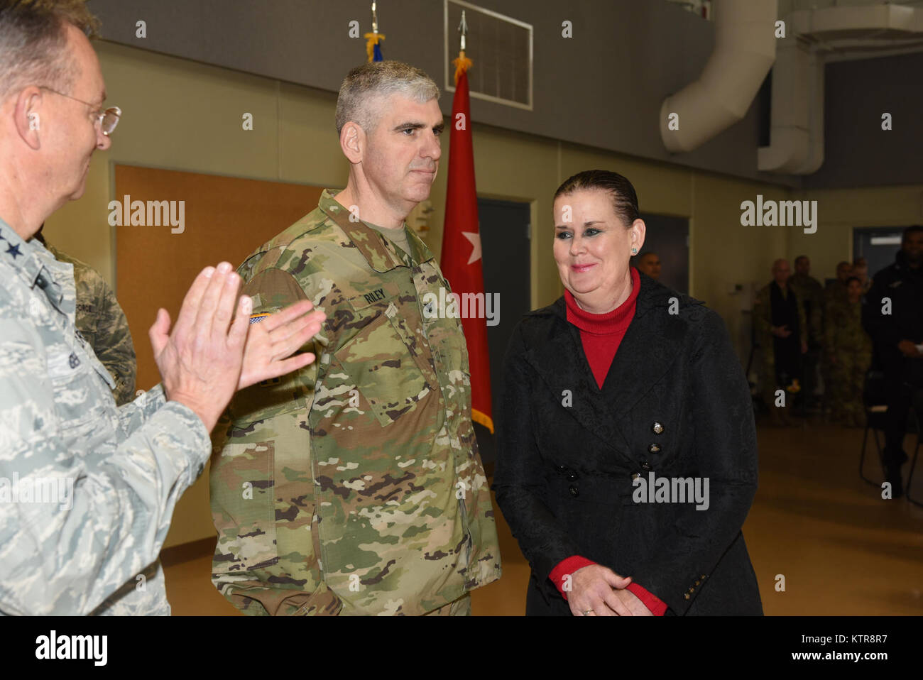 JTFES - COL Riley Promotion Stock Photo - Alamy