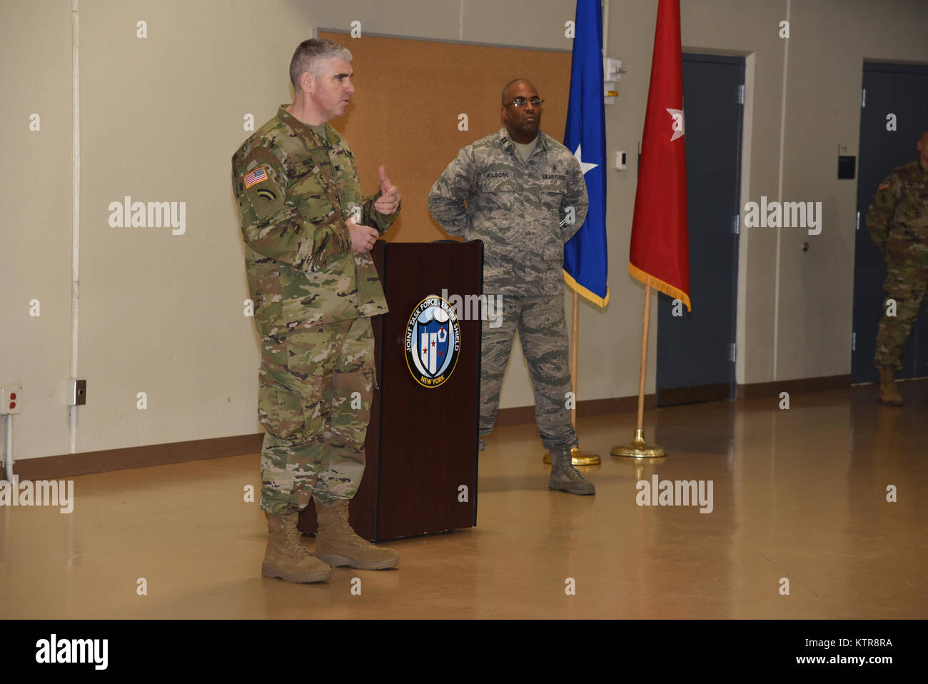JTFES - COL Riley Promotion Stock Photo - Alamy