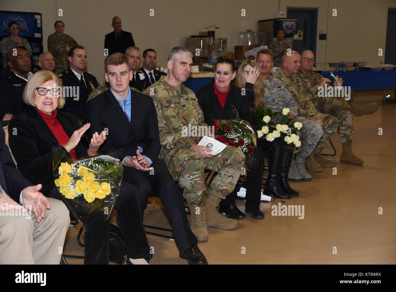 JTFES - COL Riley Promotion Stock Photo - Alamy