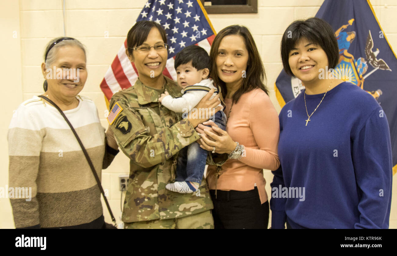 U.S. Army Master Sgt. Maria Viana, the chief supply noncommissioned ...