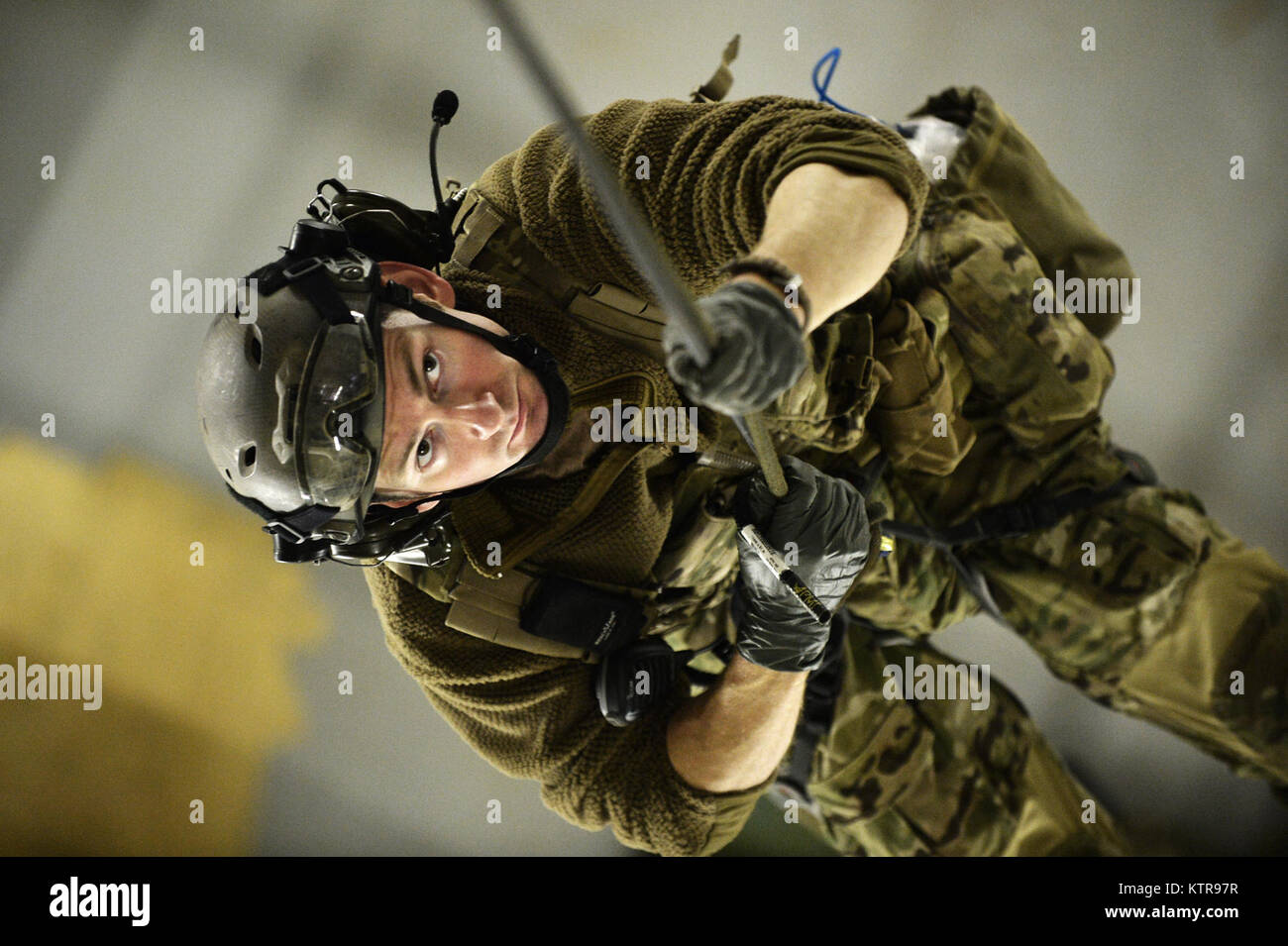 Pararescuemen from the 103rd Rescue Squadron conduct confinsed space ...