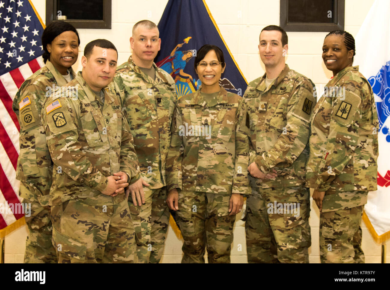 U.S. Army Master Sgt. Maria Viana, the chief supply noncommissioned ...