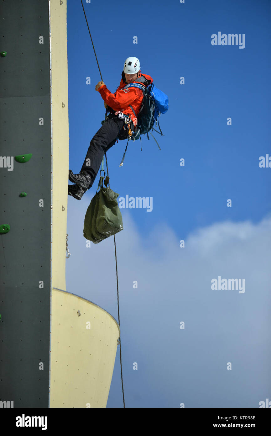 Pararescuemen from the 103rd Rescue Squadron conduct confinsed space ...