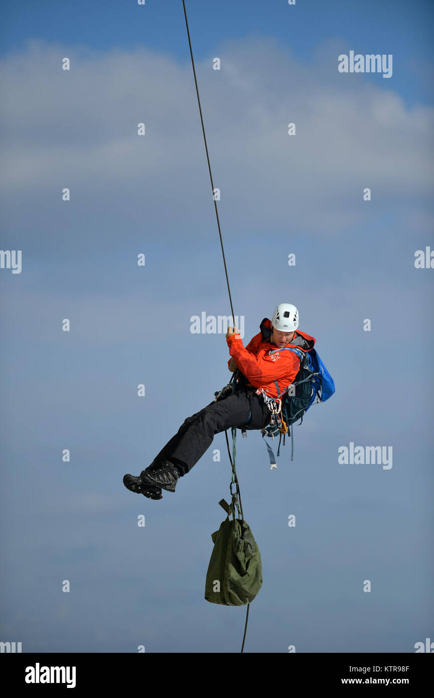 Pararescuemen from the 103rd Rescue Squadron conduct confinsed space ...