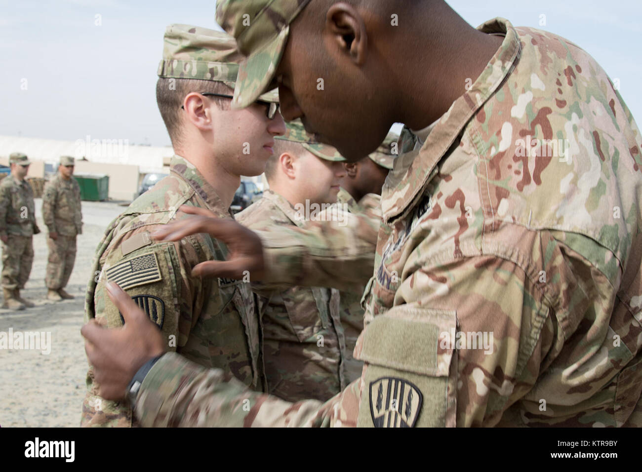 U.S. Army National Guard personnel daily duties and life. Working ...