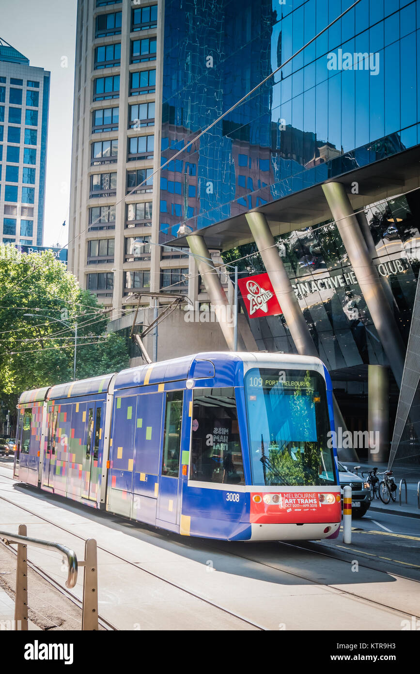 melbourne public tram Stock Photo - Alamy