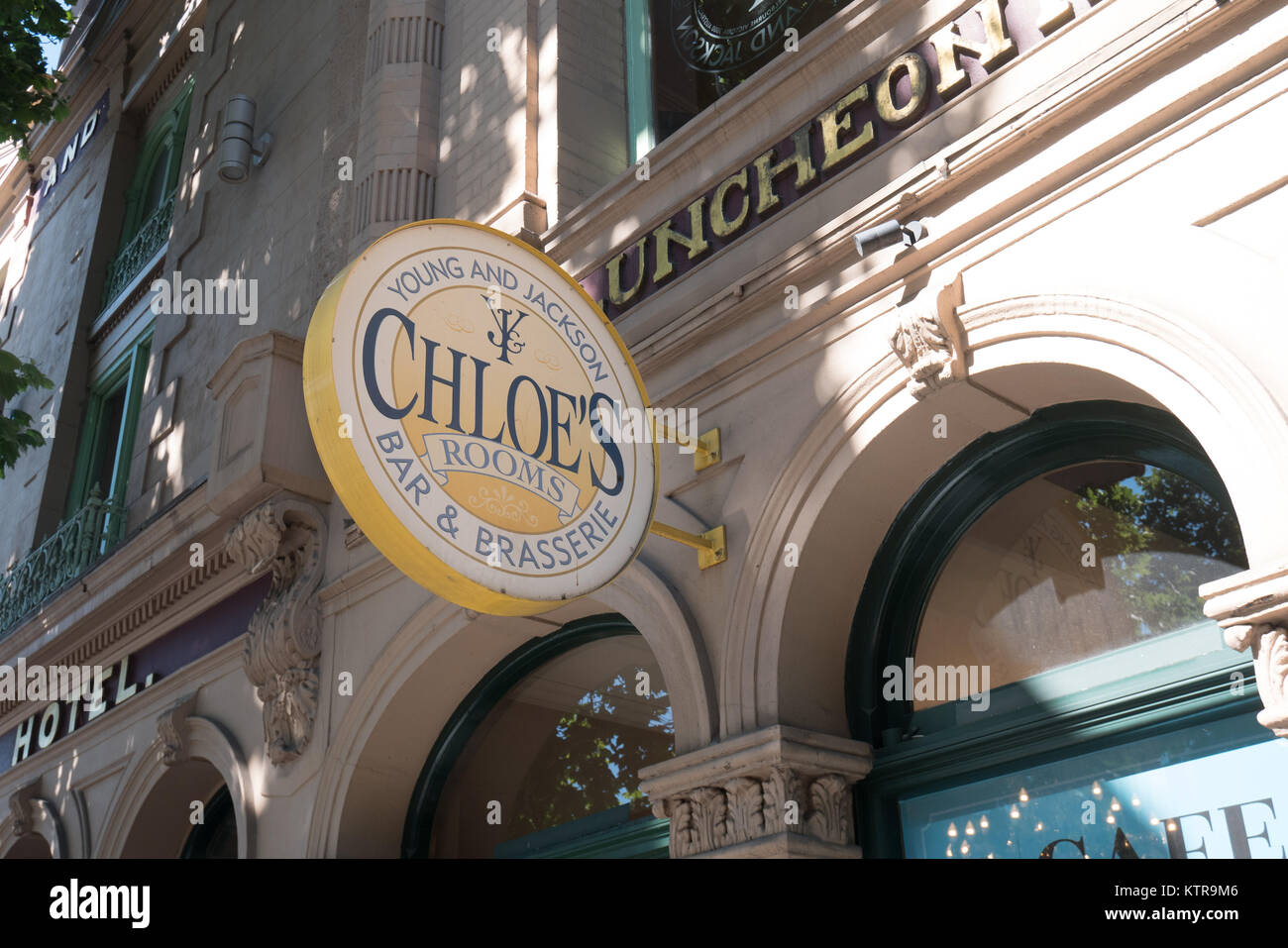 melbourne chloes bar Stock Photo - Alamy