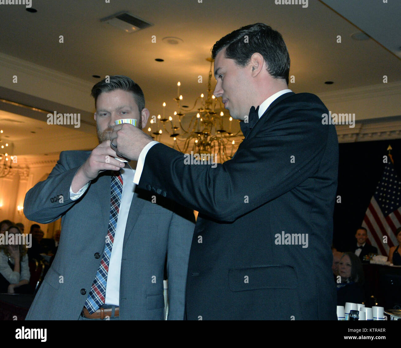 Guests of New York Army National Guard Brig. Gen. Michael Swezey attend ...