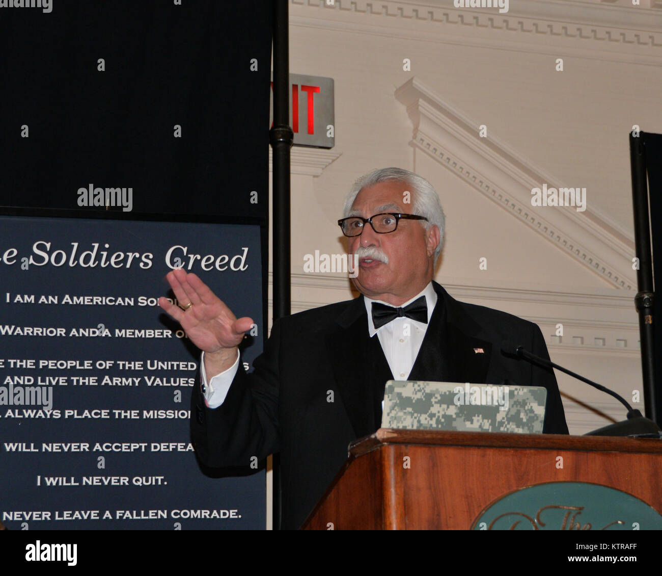 Guests of New York Army National Guard Brig. Gen. Michael Swezey attend ...