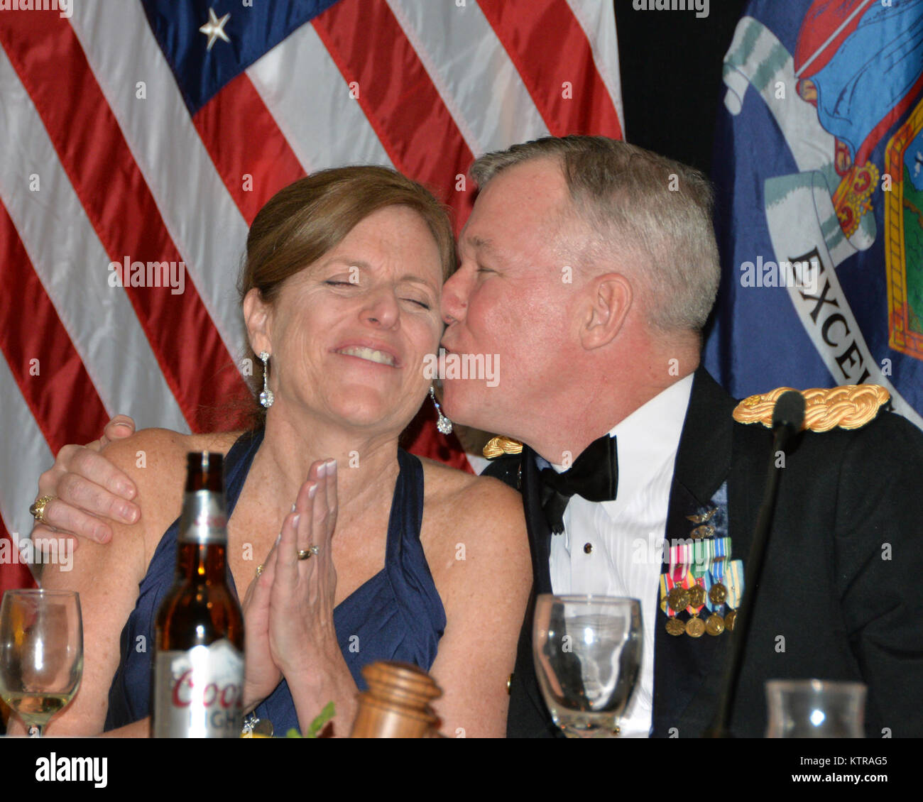 Guests of New York Army National Guard Brig. Gen. Michael Swezey attend ...