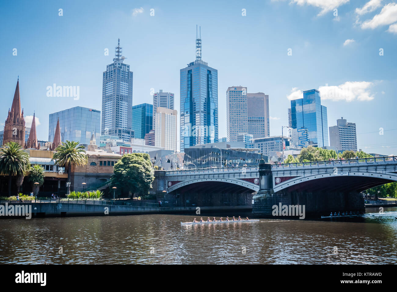 melbourne princes bridge Stock Photo - Alamy