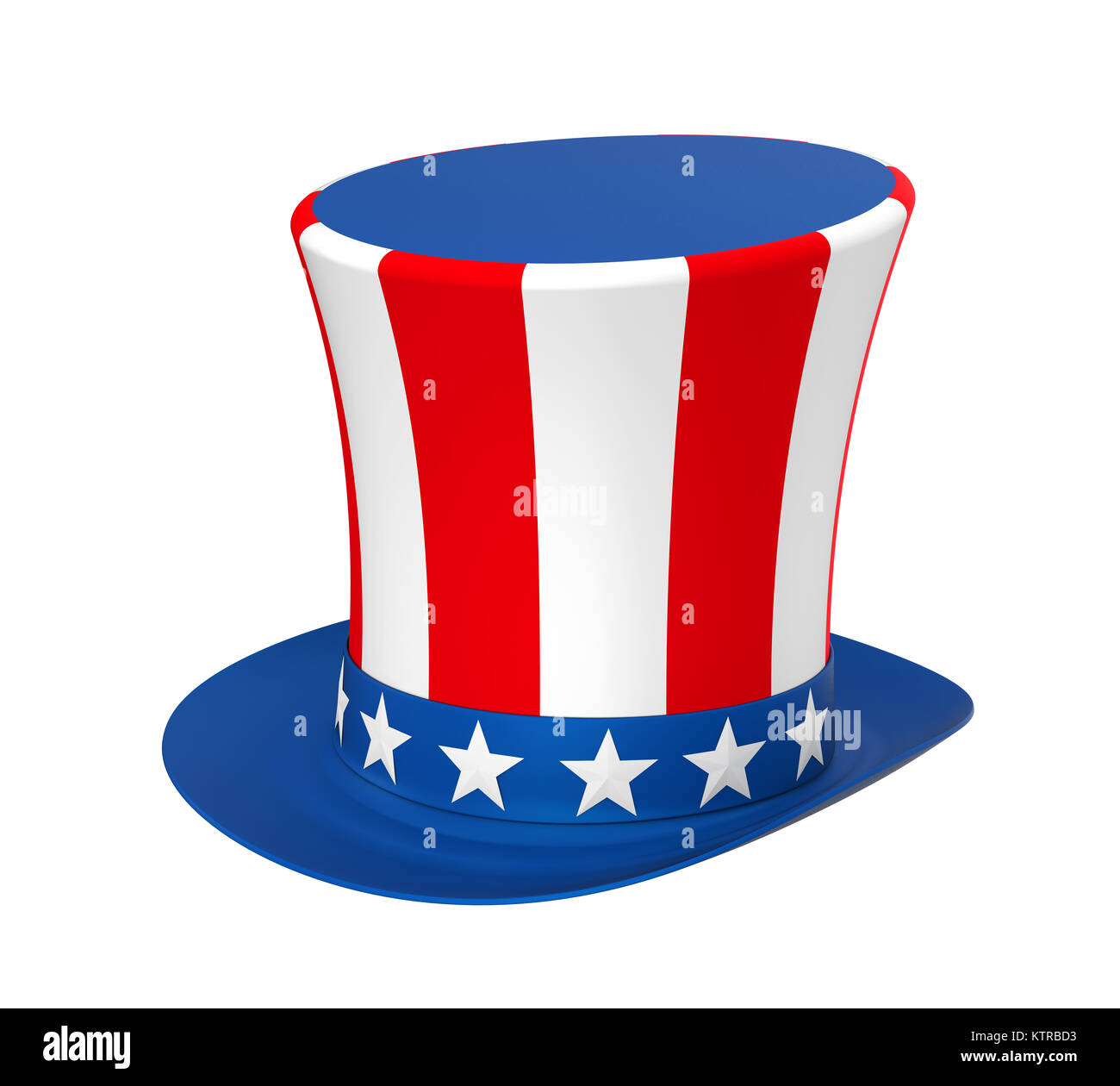 Uncle Sam Hat Isolated Stock Photo - Alamy