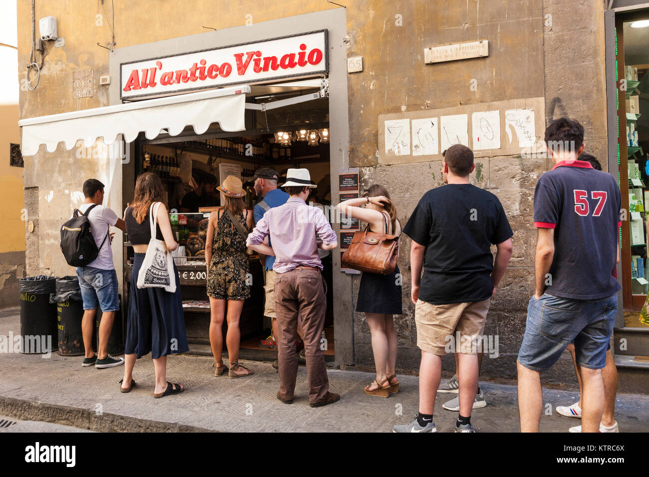 All' Antico Vinaio, Florence, Italy Stock Photo - Alamy