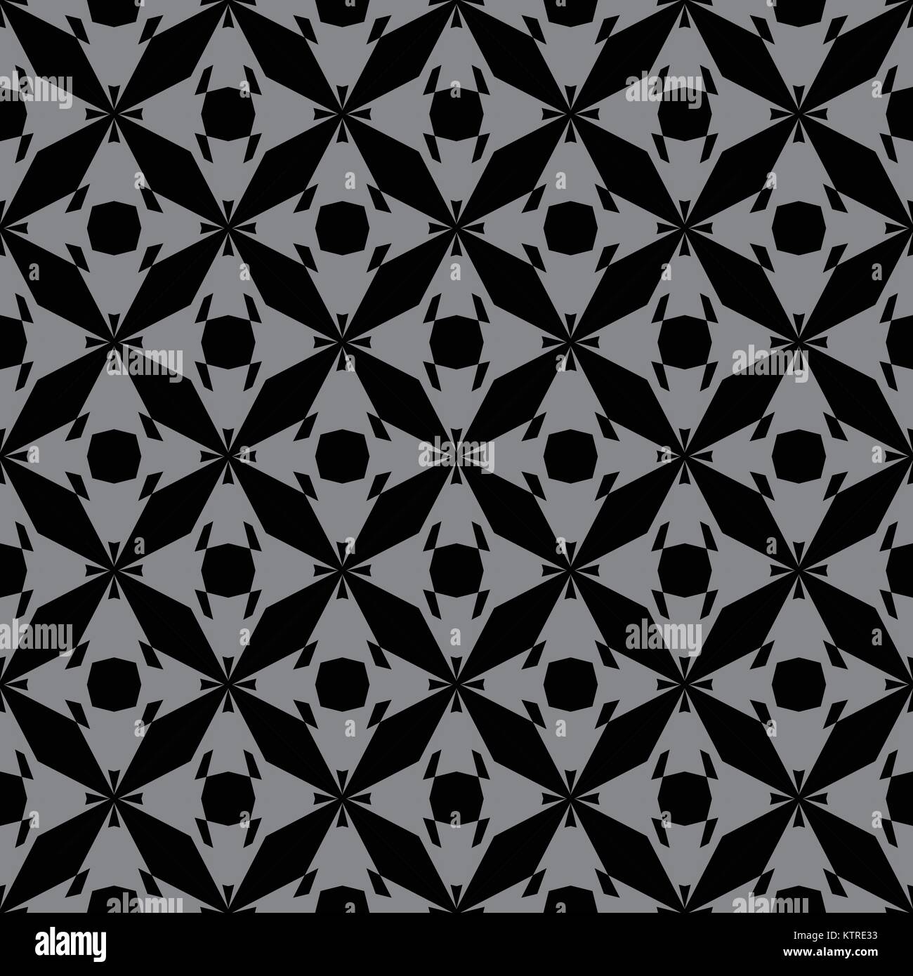 Antique seamless silver background round octagon geometry Stock Vector ...