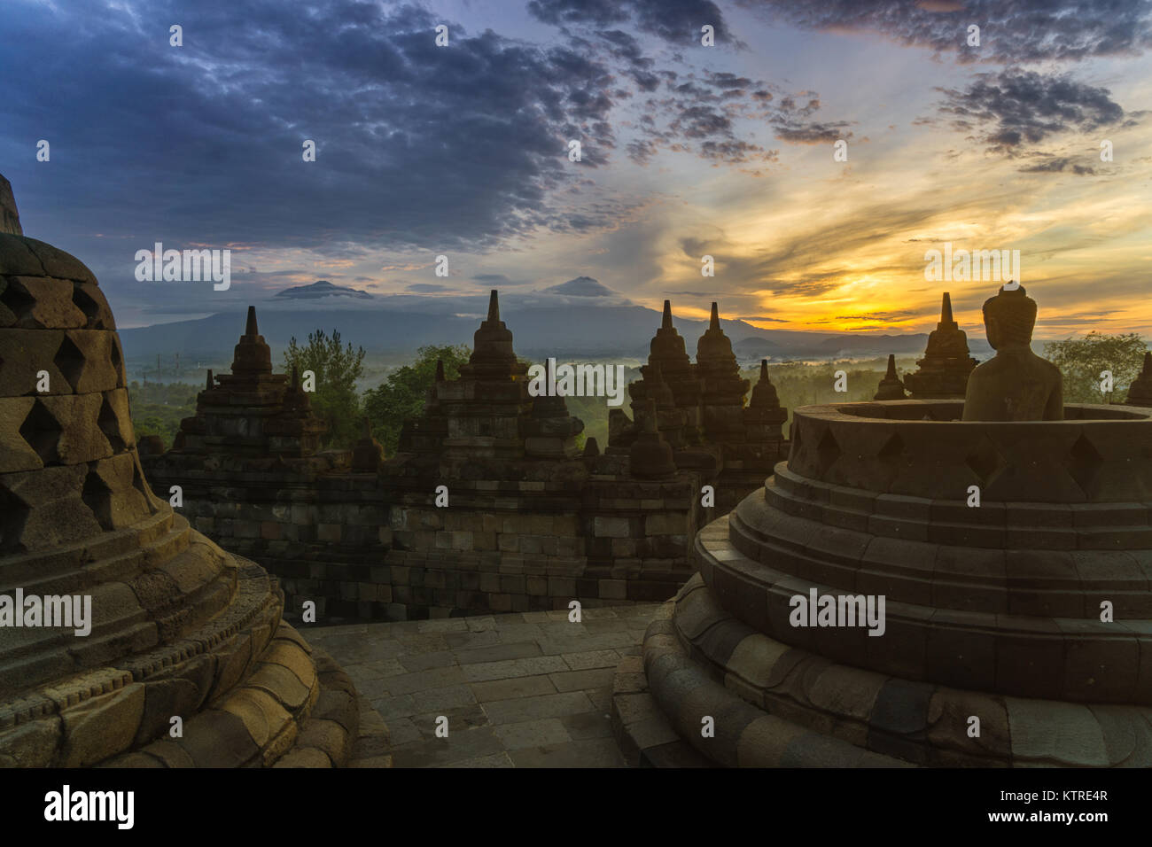 Borobudur Temple, Java, Indonesia, ancient heritage Stock Photo - Alamy