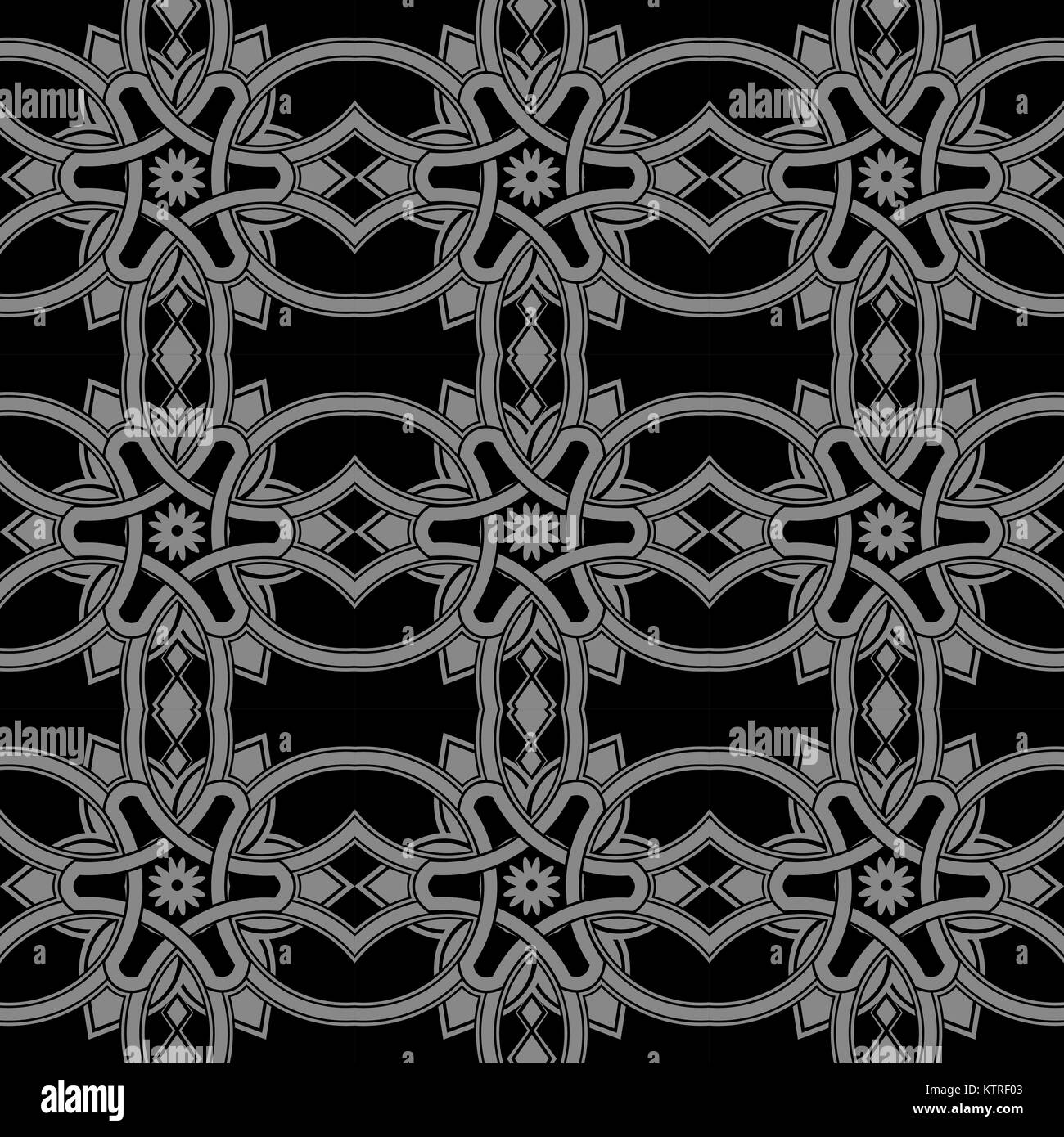 Antique seamless silver background round triangle cross Stock Vector ...