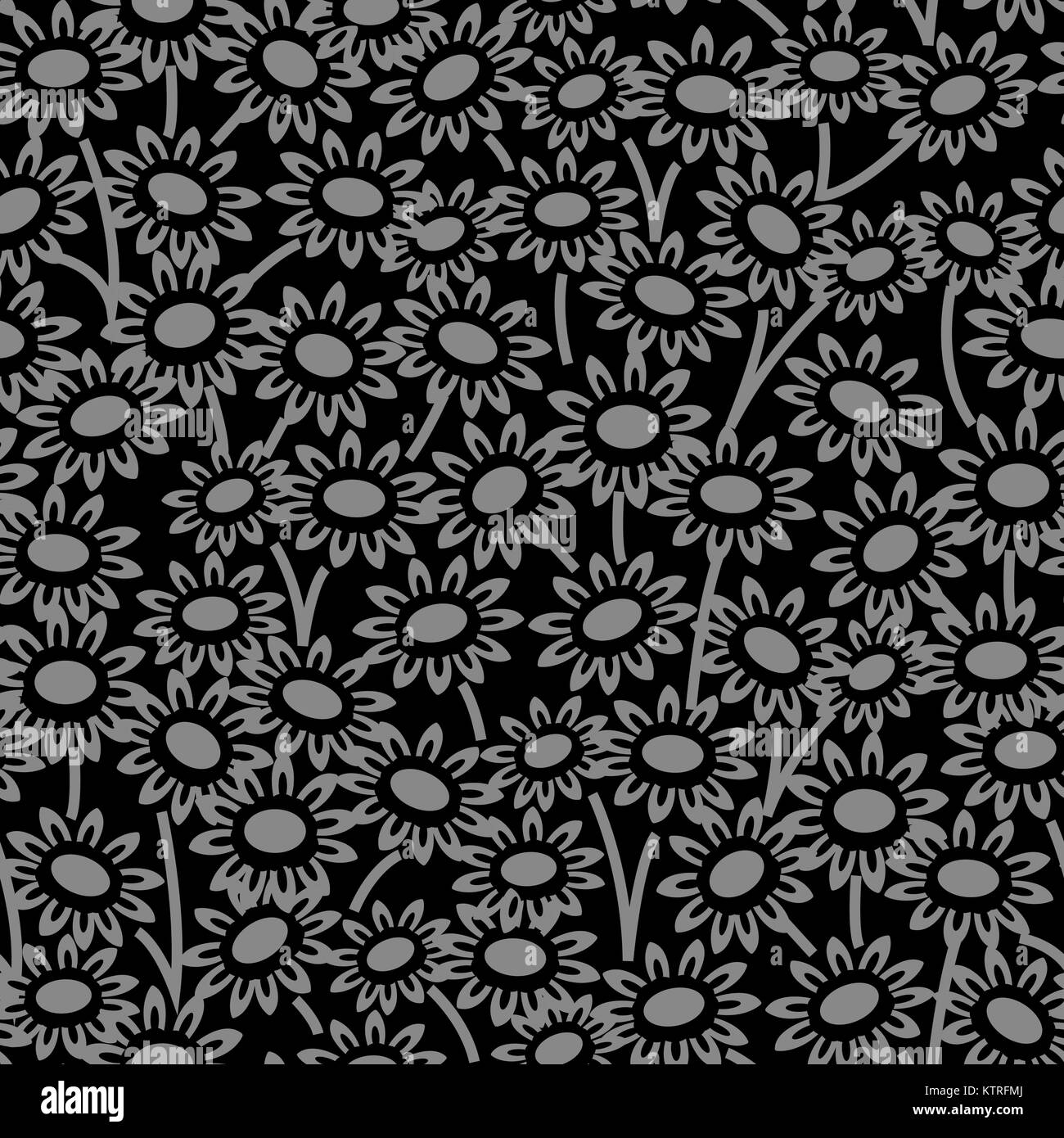 Silver daisy Stock Vector Images - Alamy