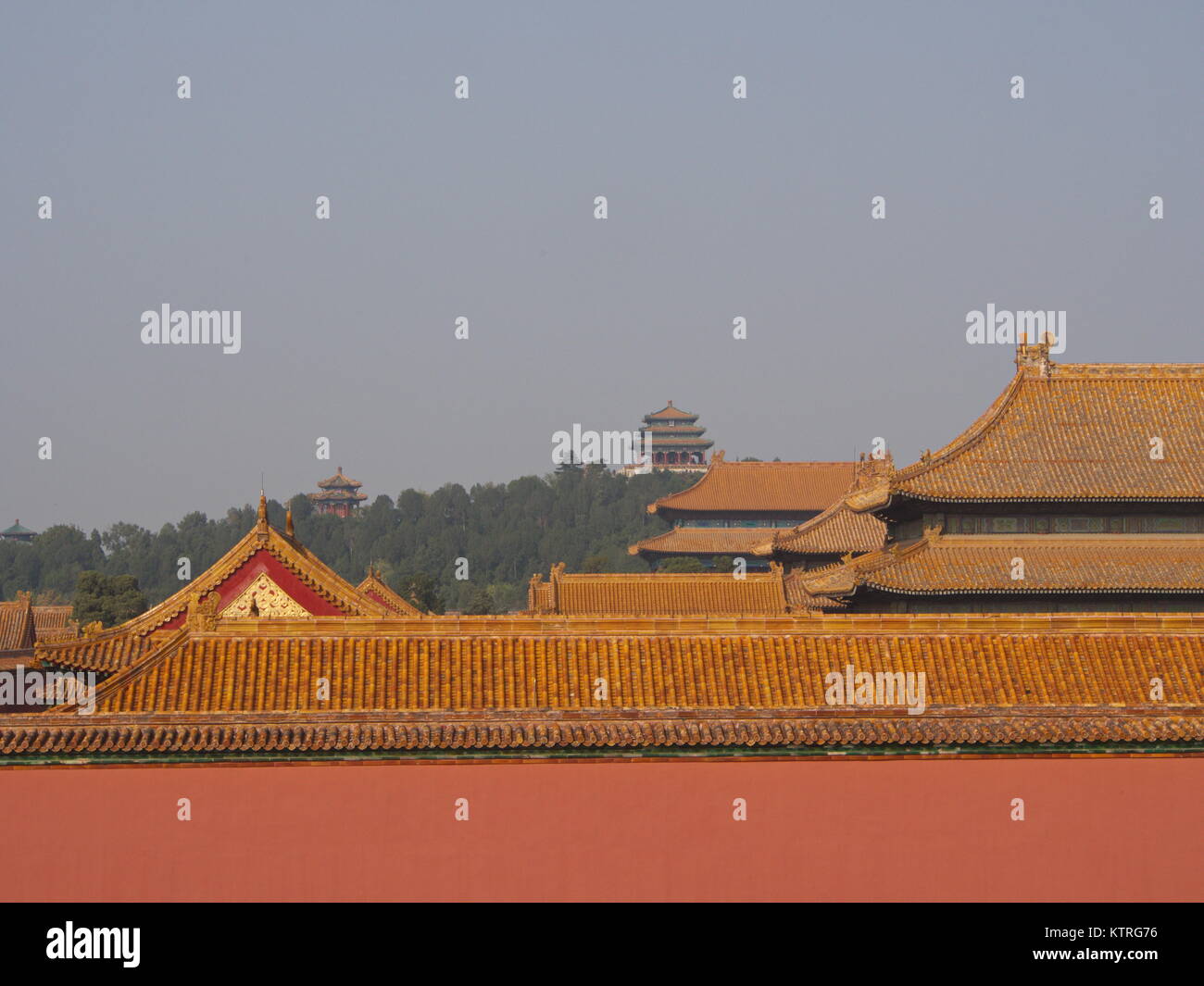 The Building in forbidden City. The Most Famous Imperial Palace in Asia ...
