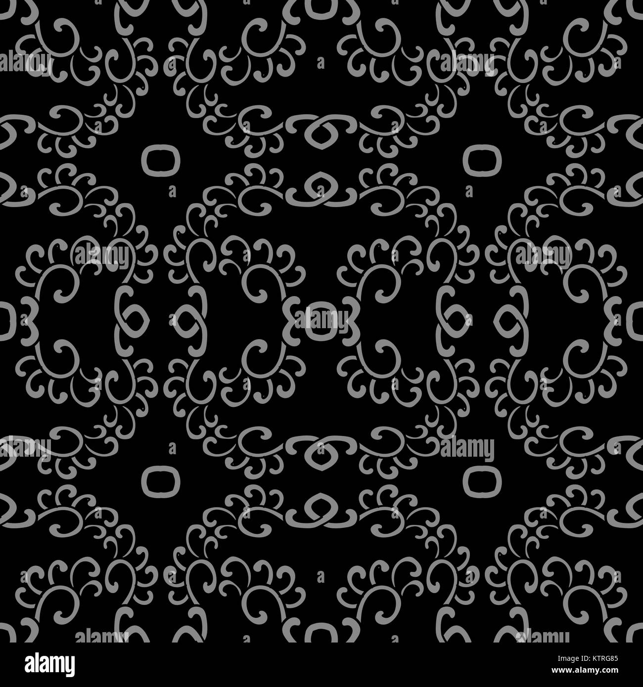 Antique seamless background spiral curve cross chain Stock Vector Image ...